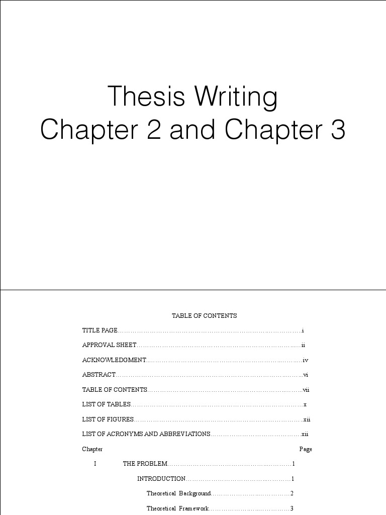 Chapter 2 & 3 Thesis Writing | PDF | Survey Methodology
