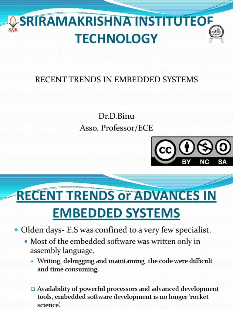 Recent Trends or Advances in Embedded Systems From KVKK Prasad | PDF ...