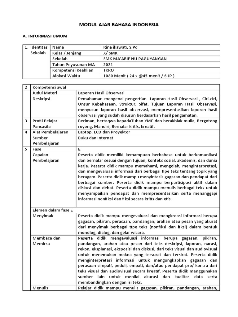 MA LHO New | PDF | Karier & Perkembangan | Sains & Matematika