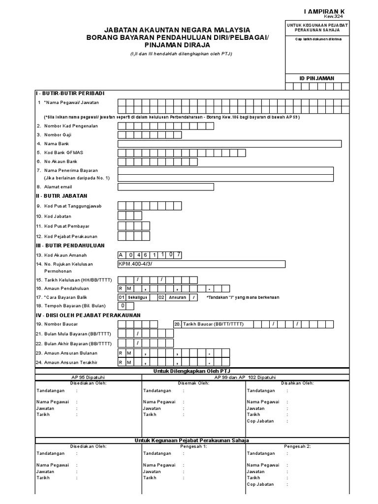 BORANG KEW.324 Baru | PDF