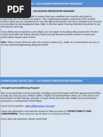 42km Training Prog | PDF | Determinants Of Health | Management Of Obesity