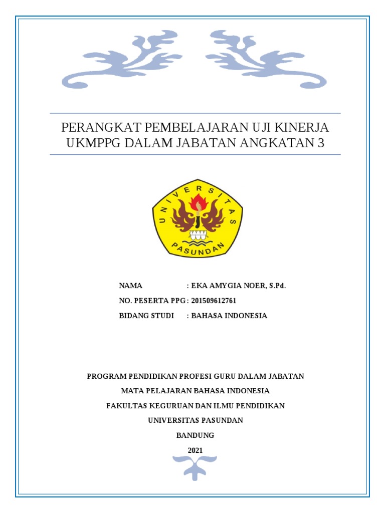 RPP Lengkap Ukin | PDF
