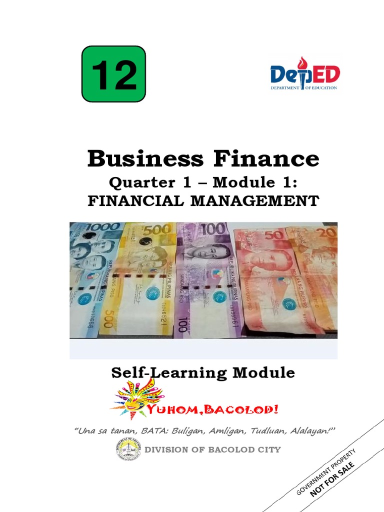 Business Finance Module 1 Week 1 | PDF | Market Liquidity | Investing