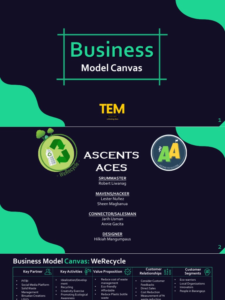 Team 12 - Business Model Canvas | PDF | Business Model | Sales