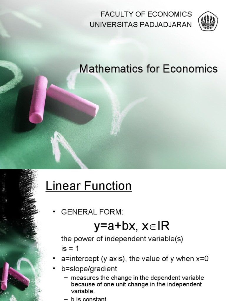 Linear Function | PDF | Demand | Supply (Economics)