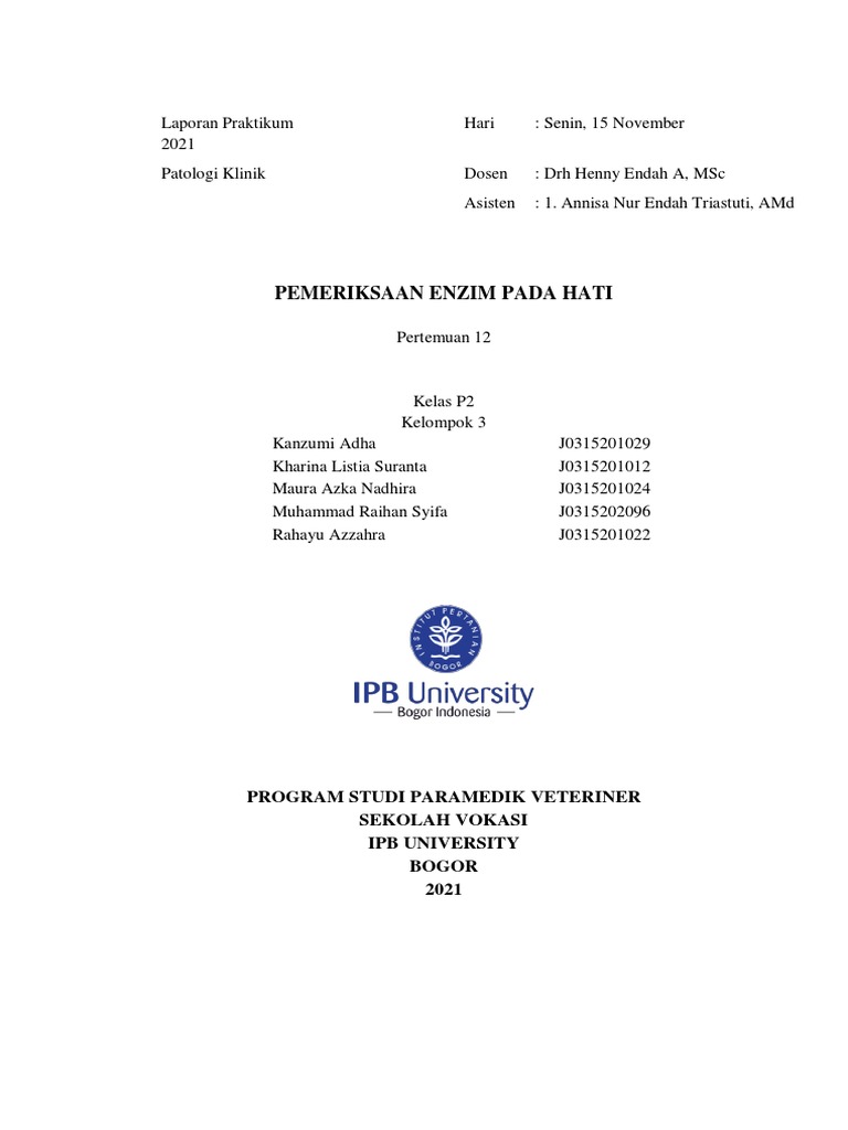 Uji Fungsi Hati | PDF | Kesehatan Holistik
