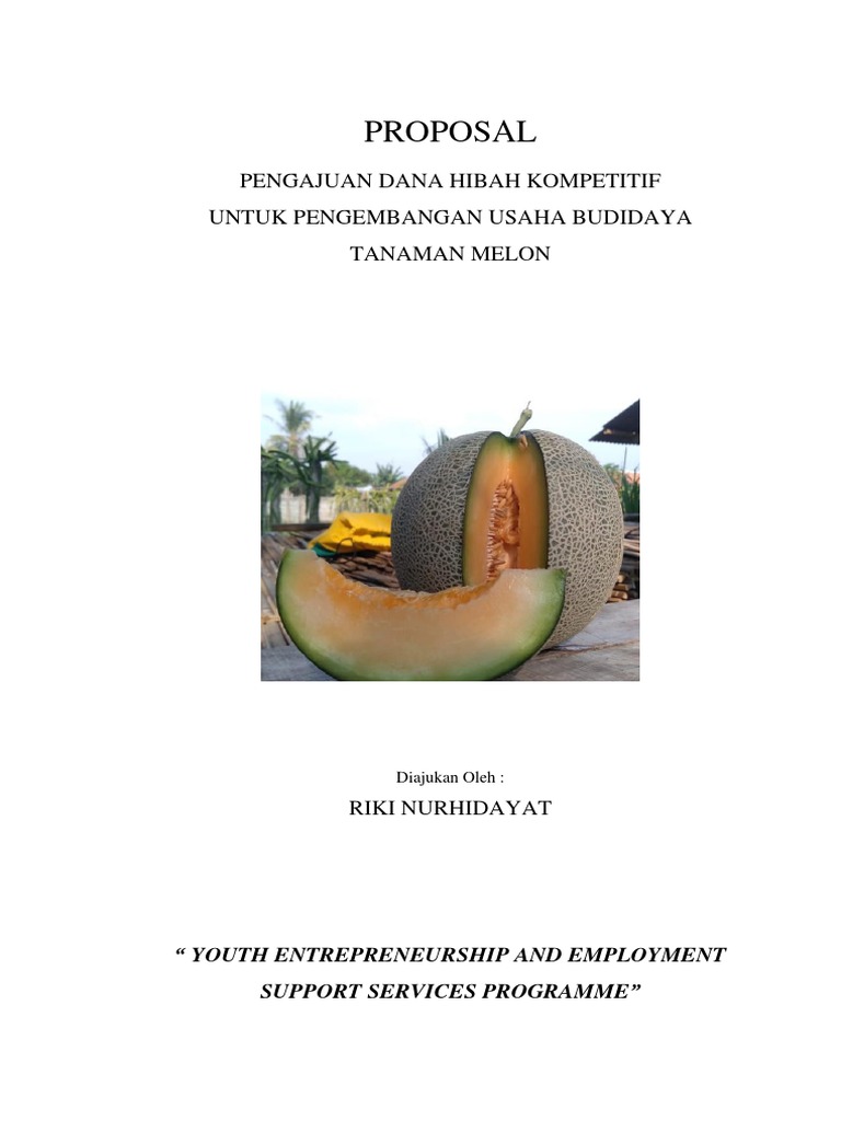 Proposal Bisnis Budidaya Tanaman Melon | PDF