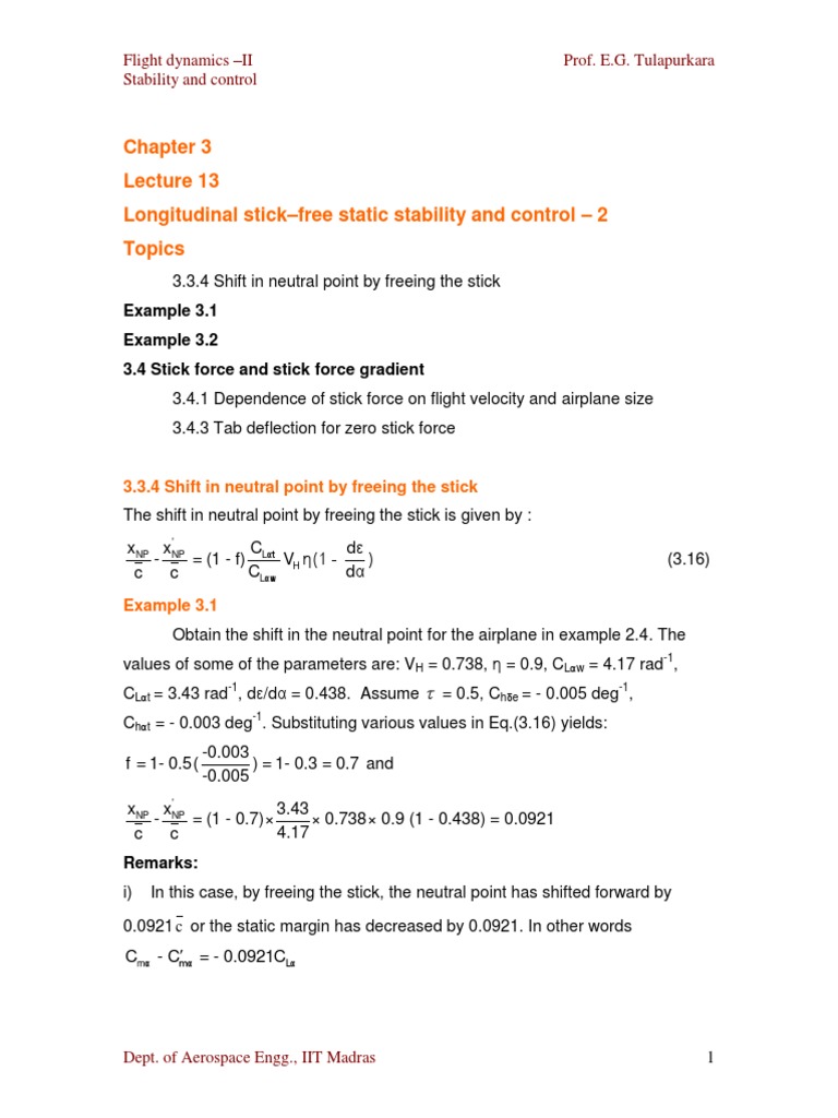 Aircraft Performance Tulapurkara | PDF | Classical Mechanics | Chemical ...