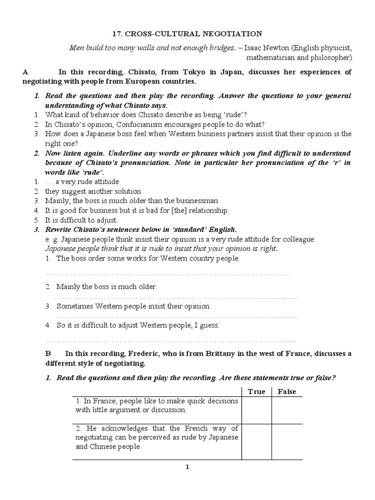 Cultural Differences in Business Communication Styles: A Comparative ...