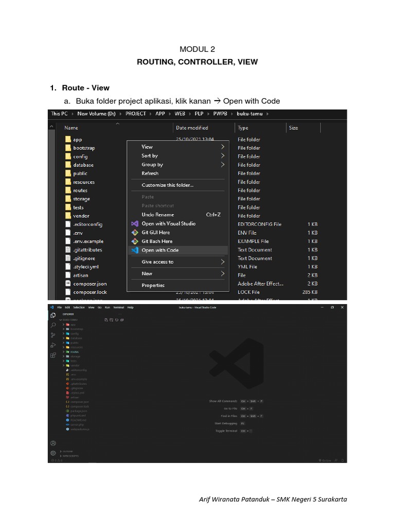 Modul Routing & Controller SMK | PDF