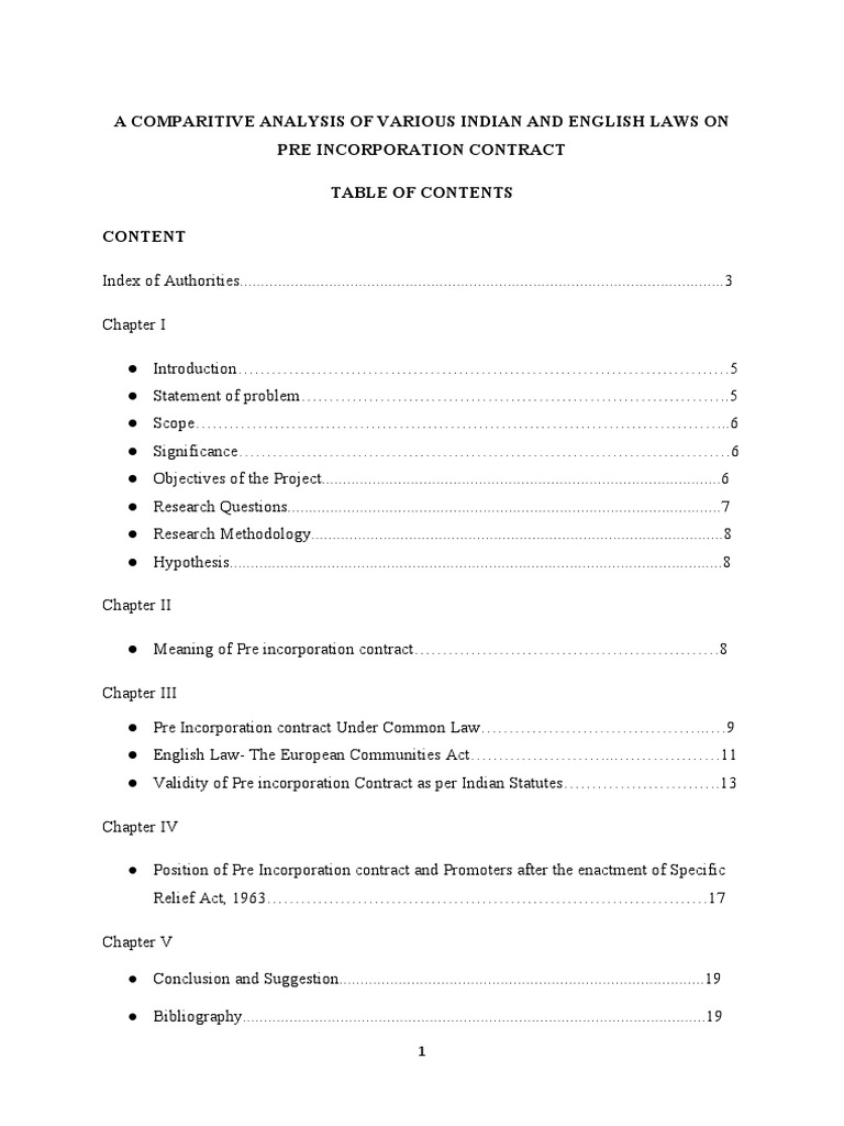 Pre Incorporation Contract | PDF | Legal Liability | Common Law