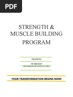 Vshred Workout Log | PDF | Muscle Hypertrophy | High Intensity Interval ...