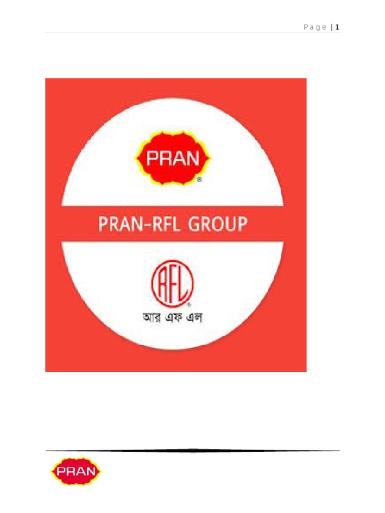 Pran RFL Project Final - Compress | PDF | Marketing | Swot Analysis