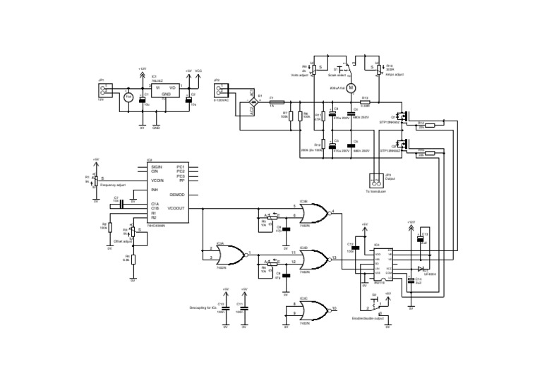 Ultrasonic Driver Circuit Schematic | PDF