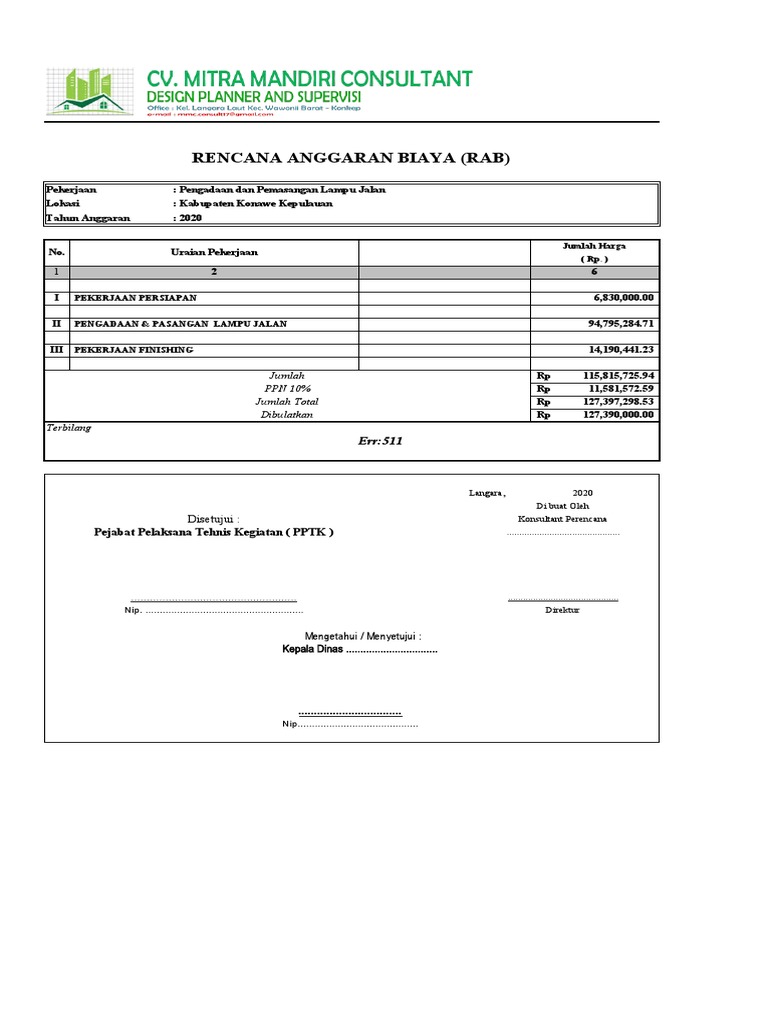 Rab Lampu Jalan | PDF