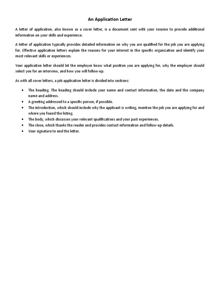 Application Letter | PDF | Human Resources | Cognition