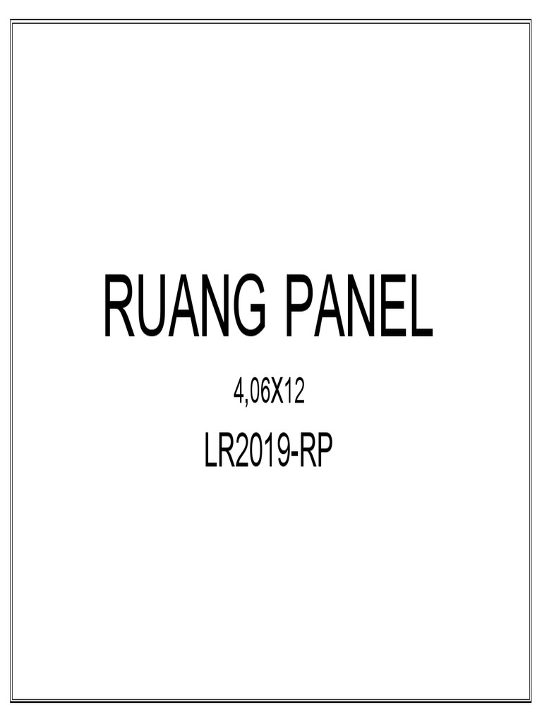 Ruang Panel 20210329 | PDF | Autodesk