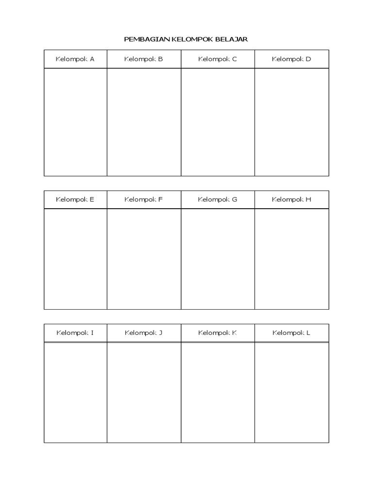 Daftar Kelompok Belajar Pdf