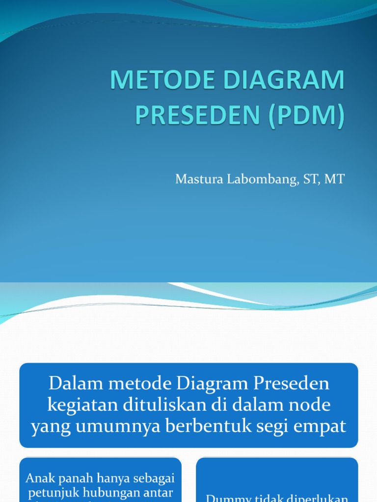 Konstrain dan Jalur Kritis Proyek | PDF | Metode & Bahan Ajar | Sains & Matematika
