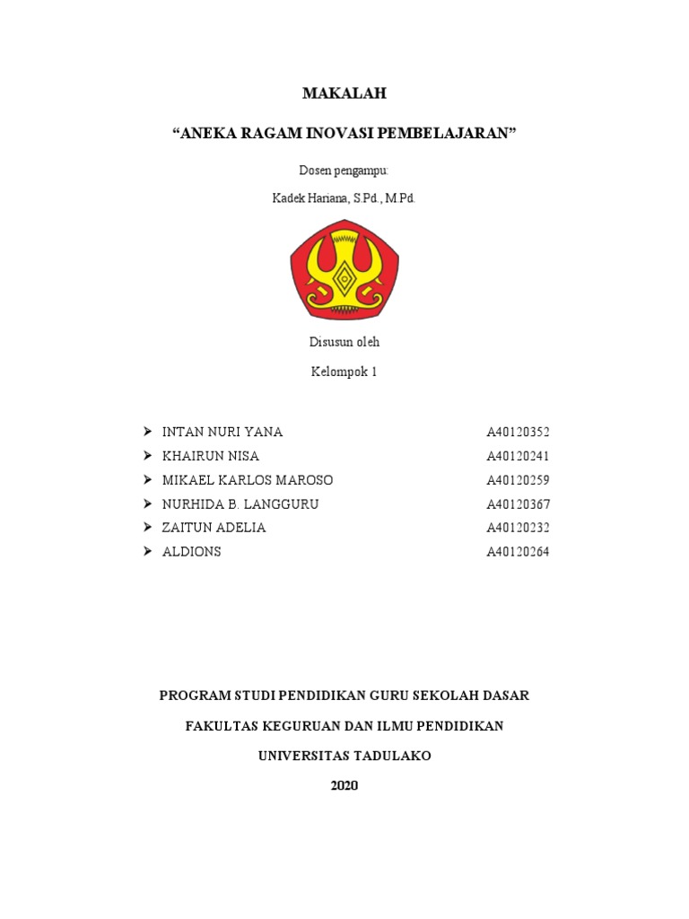 Makalah Kel 1 Strategi Pembelajaran | PDF