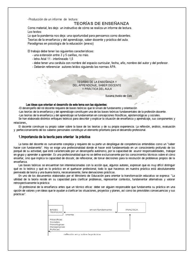 Teorías De La Enseñanza Pdf Aprendizaje Sicología