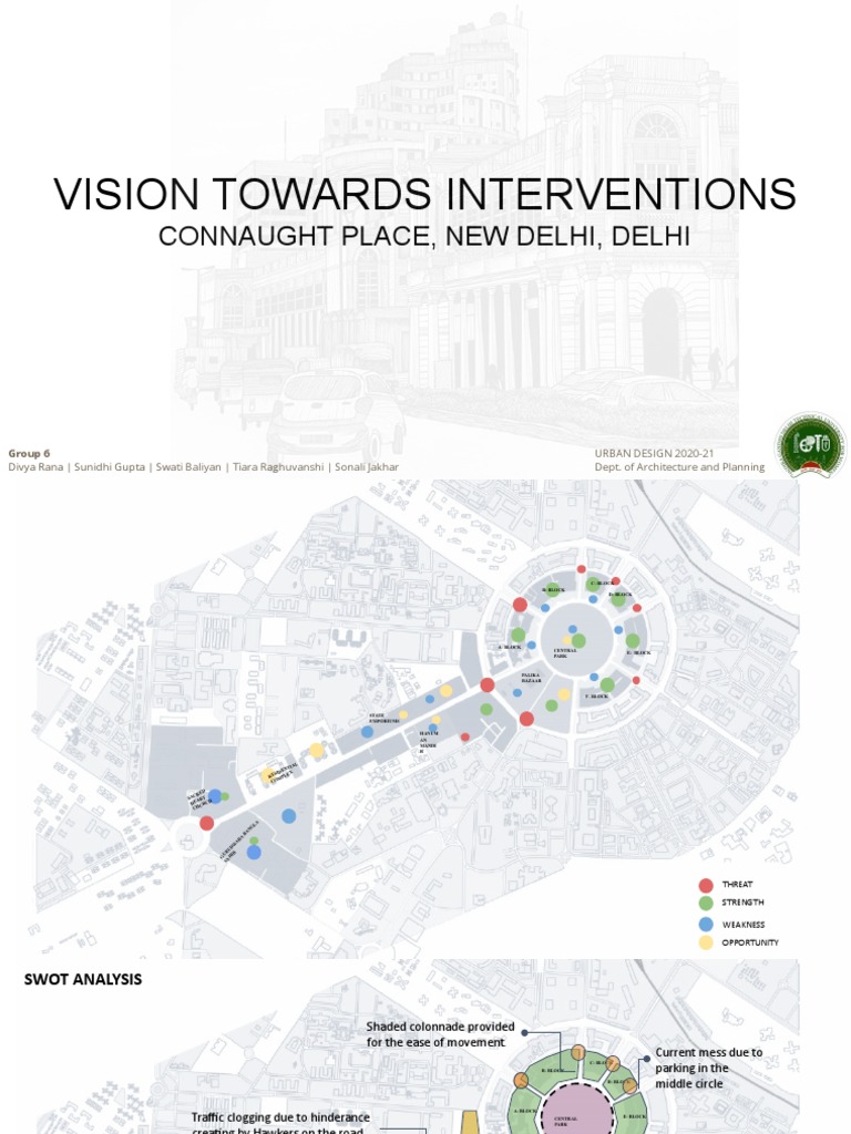 Vision Towards Interventions: Connaught Place, New Delhi, Delhi | PDF ...