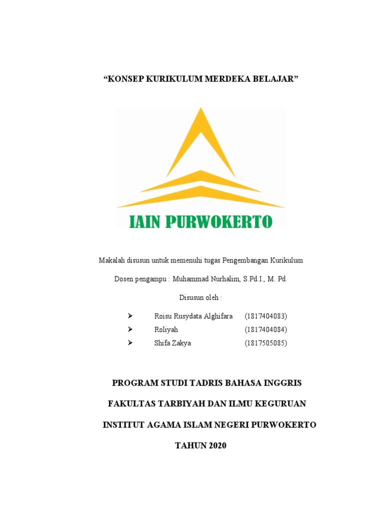 Kurikulum Merdeka Belajar | PDF