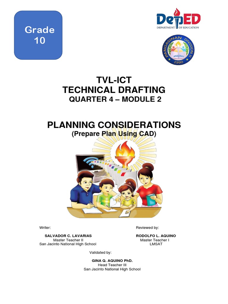 Grade 10: Tvl-Ict Technical Drafting | PDF | Ventilation (Architecture ...