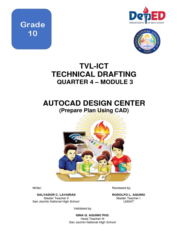 AutoCAD Design Center for Grade 10 Drafting | PDF | Computer File ...