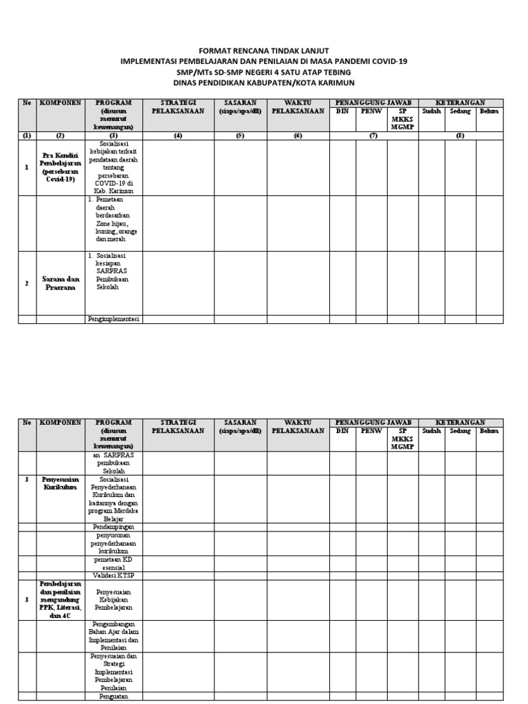 Format RTL Bimtek | PDF