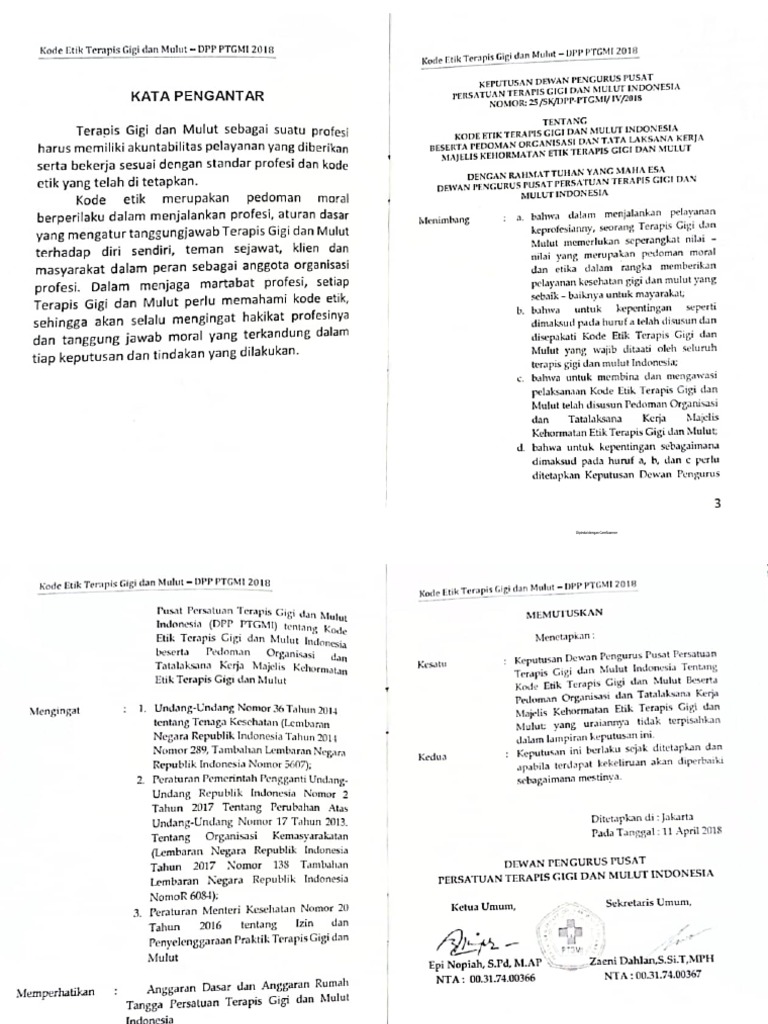 Kode Etik TGM Print | PDF