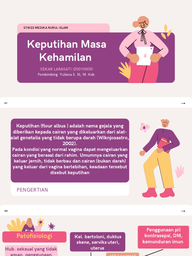 Sekar Larasati - 2A (PPT Keputihan Masa Kehamilan) | PDF