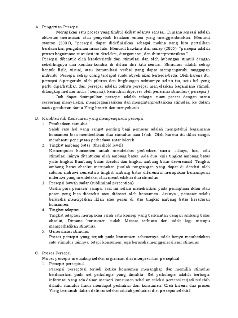 3 Persepsi Konsumen | PDF