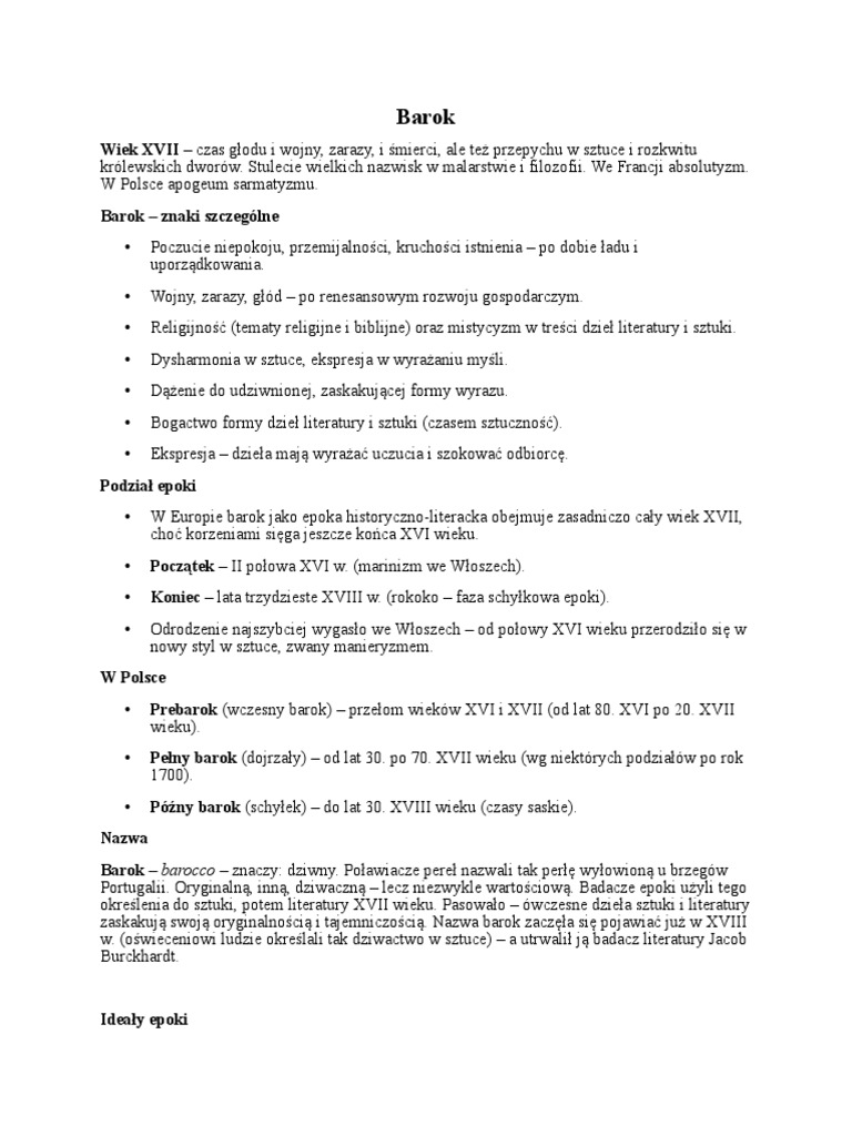 Barok | PDF