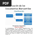 Clasificación de Los Documentos | PDF | Cheque | Pagaré