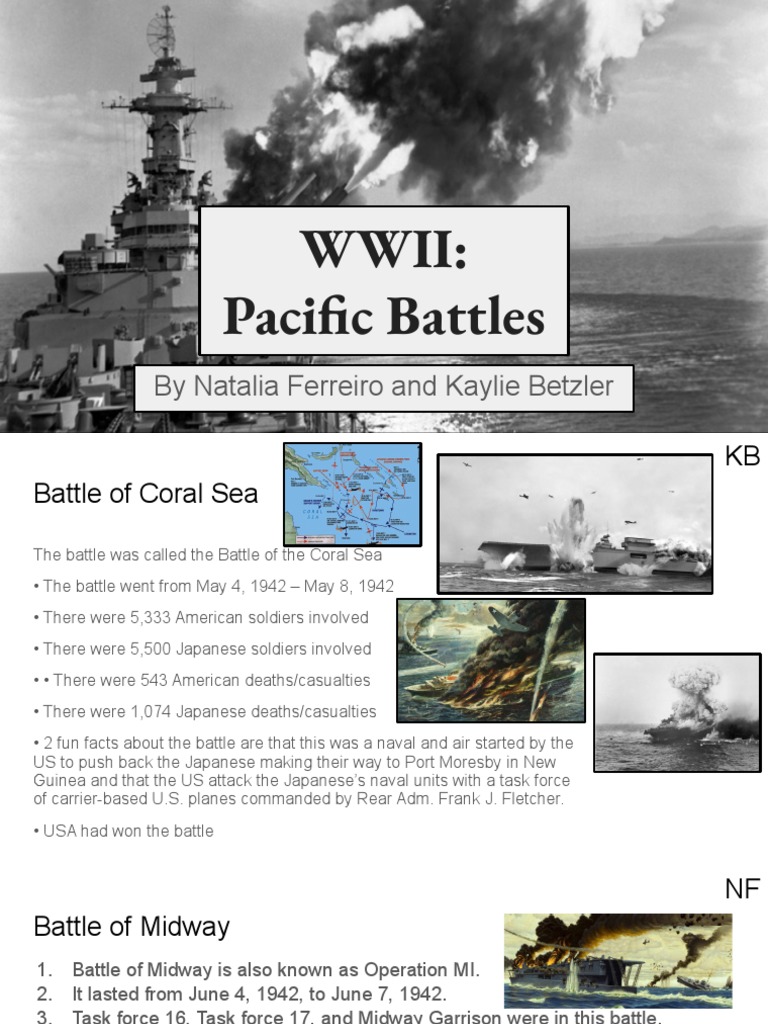 WW2: Pacific Battles | PDF | Battle Of Tarawa | Guadalcanal Campaign