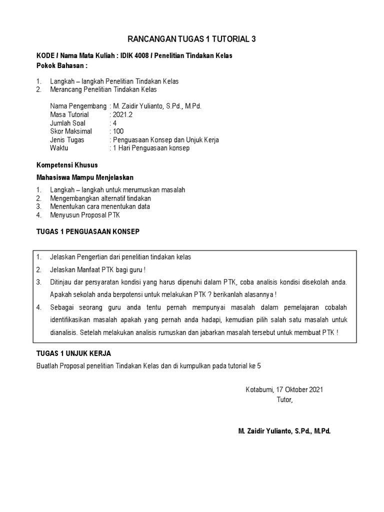 Tugas Tutorial 1 PTK Leni Eliza Putri | PDF