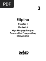 Q4 - Salitang Magkatugma | PDF