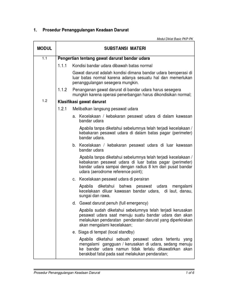 MODUL DIKLAT BASIC PKP-PK (Lengkap) | PDF