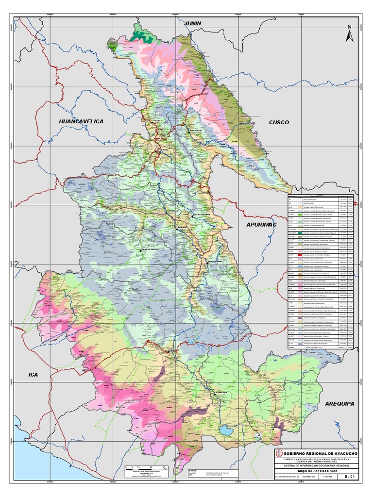 Mapa Zonas de Vida Ayacucho | PDF