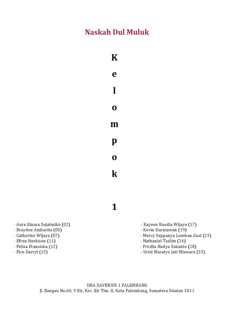 Naskah Dulmuluk 1 | PDF