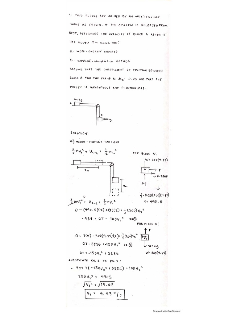 Dynamics Final Exam | PDF