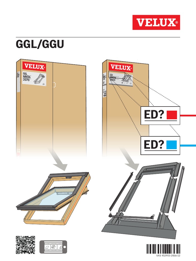 Velux Ggu GGL Upute Za Ugradnju | PDF