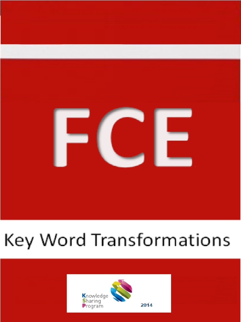 FCE Key Word Transformations | PDF