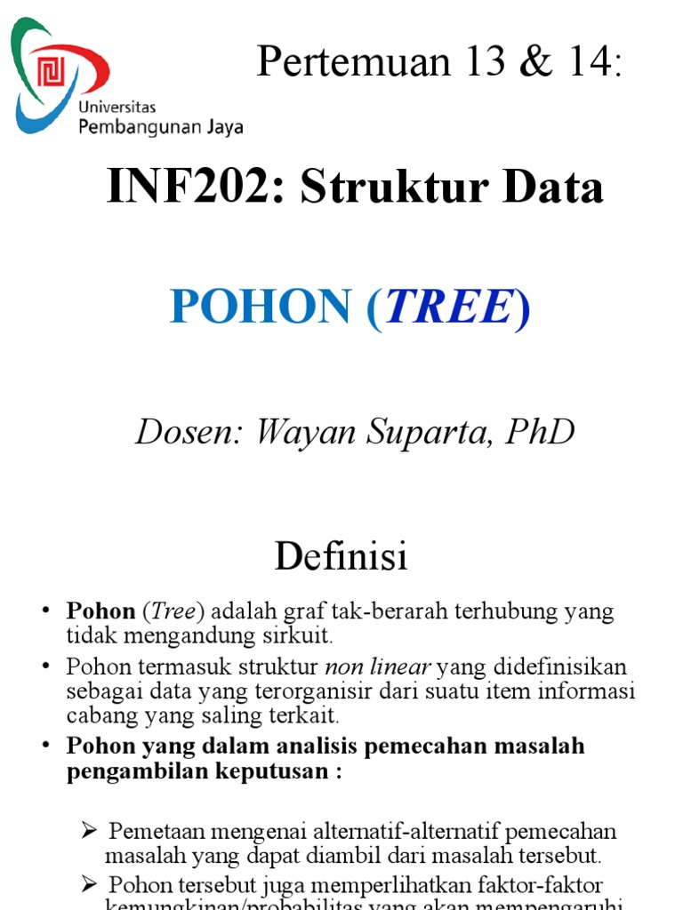 Contoh Struktur Data Pohon Biner | PDF