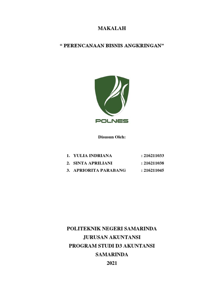 Makalah Business Plan-Dikonversi | PDF