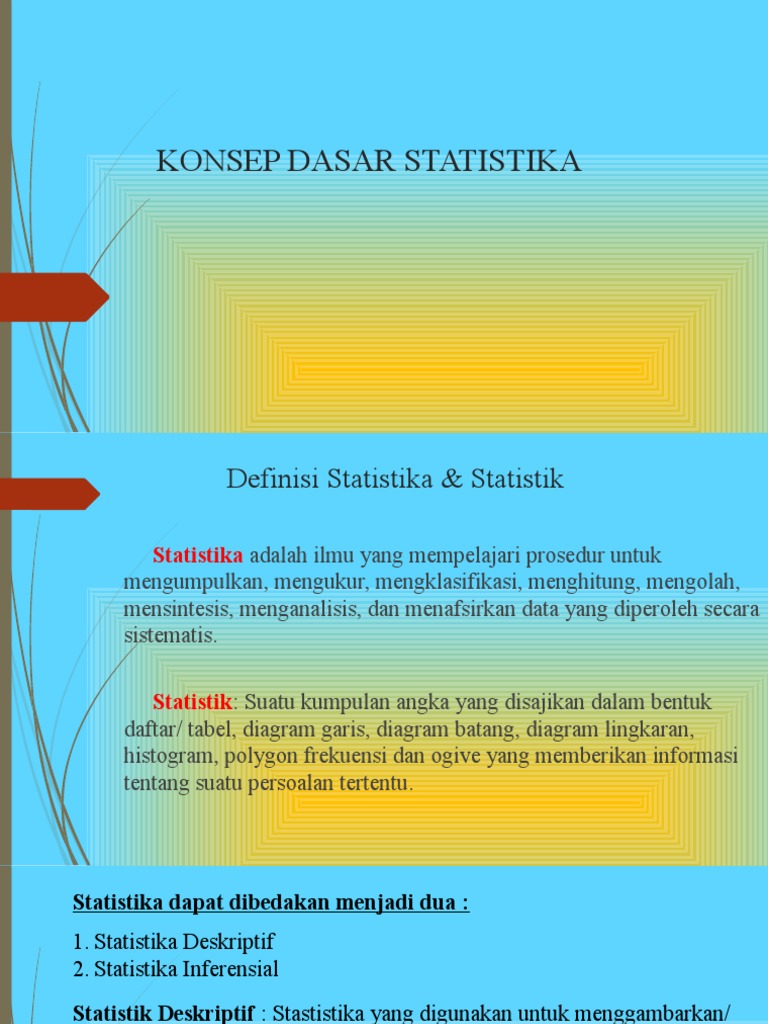Dasar-Dasar Statistika | PDF | Metode & Bahan Ajar | Sains & Matematika