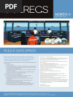 Rule 6 Safe Speed COLREGs Poster | PDF | Radar | Traffic Collision