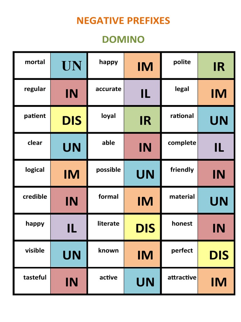 Un Im Ir in Il Im Dis Ir Un Un in Il Im Un in in Im Un Il Dis in Un Im ...