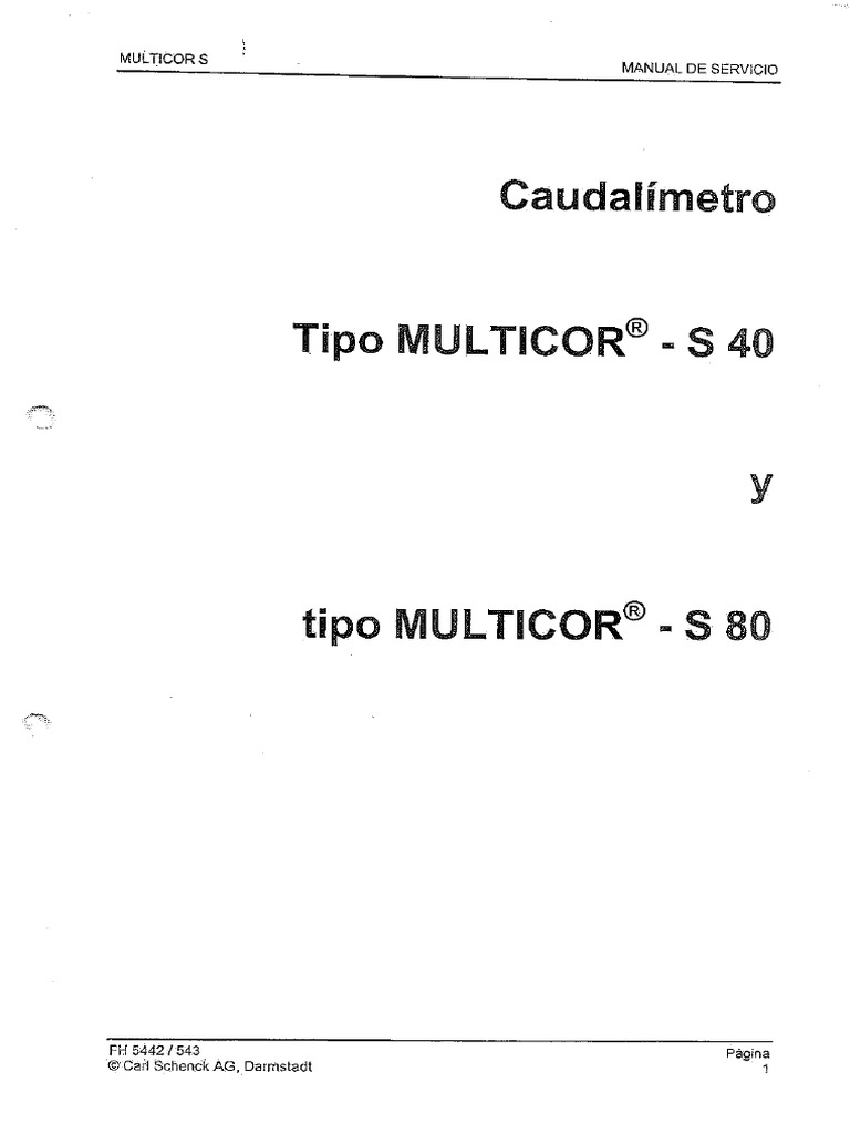 Multicor S40 & S80 | PDF